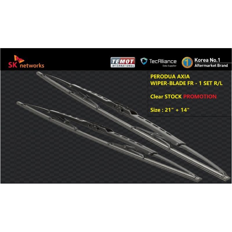 Perodua Axia - Wiper Blade Front 1 Set R/L (SpeedMate) | Shopee Philippines