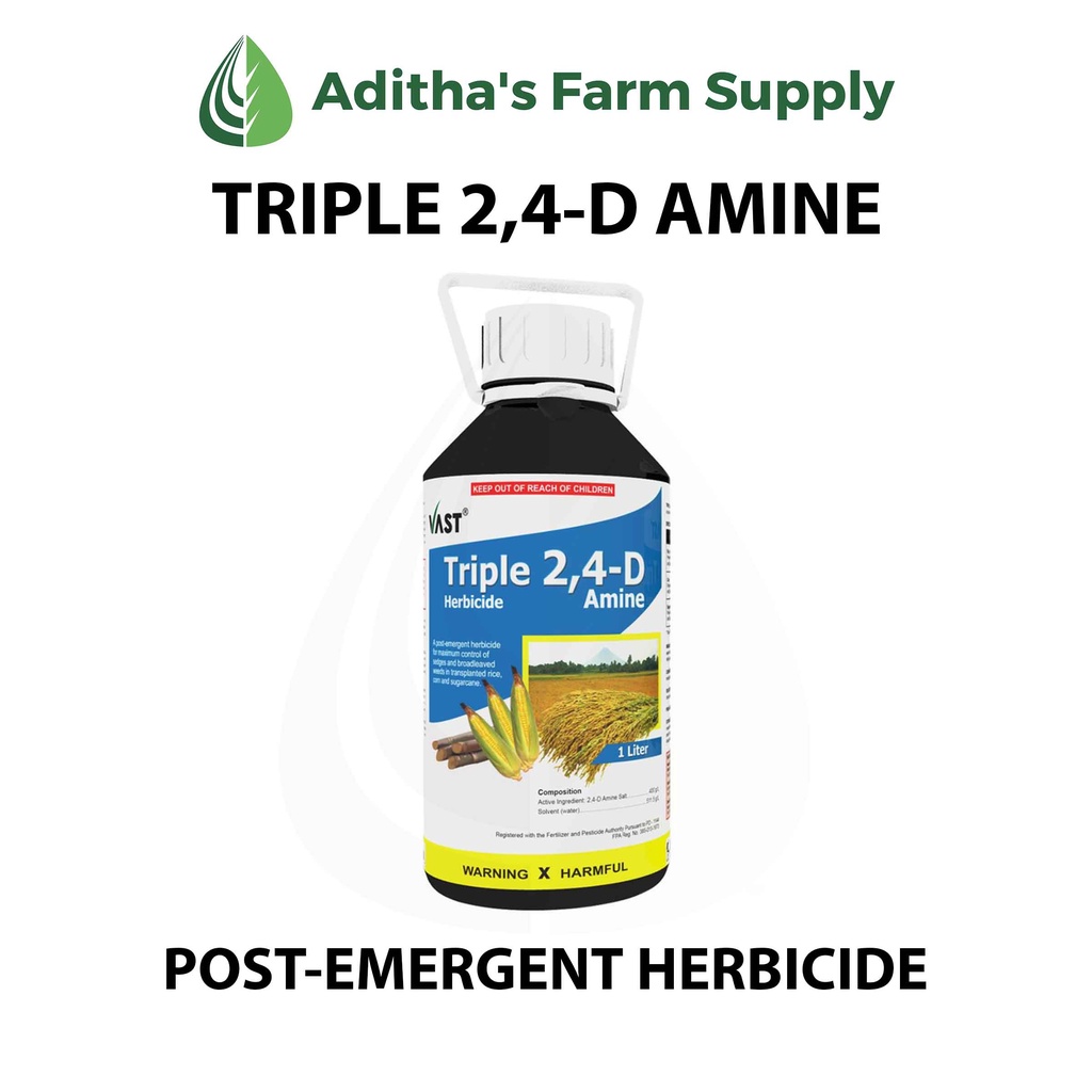Herbicide: Triple 2, 4-D Amine VAST (Post-Emergence) 1 liter | Shopee Philippines