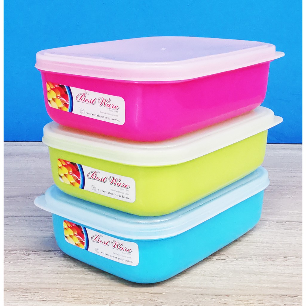 311 Plastic rectangular container 10cm x 14cm . | Shopee Philippines
