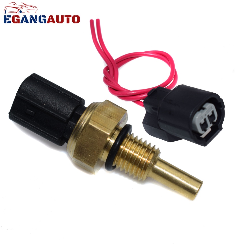 Coolant Water Temperature Sensor W/ Plug Connector For 2001-11 Honda ...