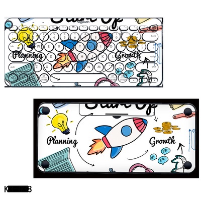 Logitech stickers K380 K480 keyboard color full cover waterproof suit ...