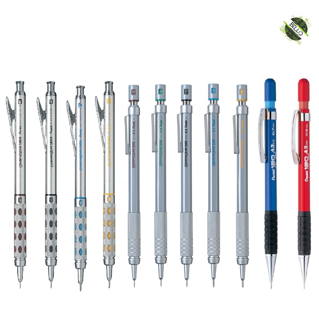 Pentel Drawing Mechanical Pencils [ 0.3 / 0.5 / 0.6 / 0.7 / 0.9 mm ...