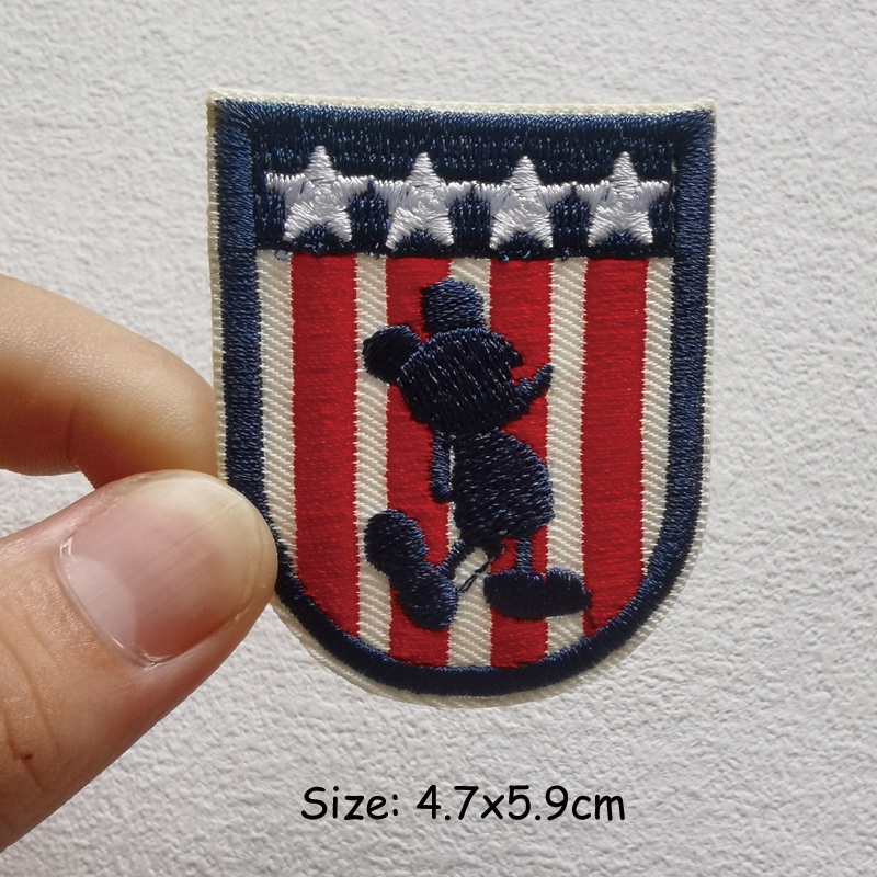 Logo Embroidery Patch Iron On Patches DIY Rock Style Punk Patches On ...