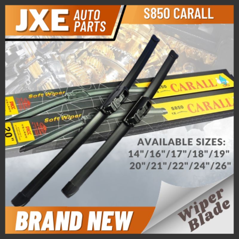 S850 Universal Carall Wiper Blade Banana Type Boneless (10 Sizes ...