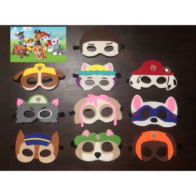 Animal Party Dog Paw Mighty Felt Party Animal Mask for Kids | Shopee ...