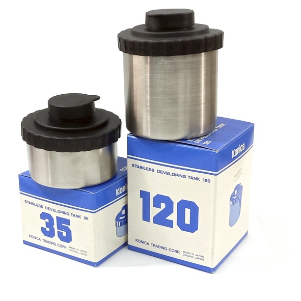Darkroom Stainless Steel 35 and 120 Film Developing Tank Set with Soft ...