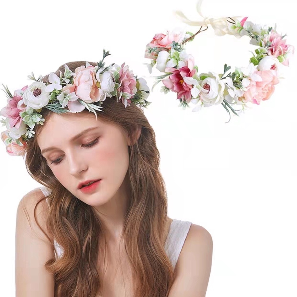 New COD Flower crown for women child | Shopee Philippines