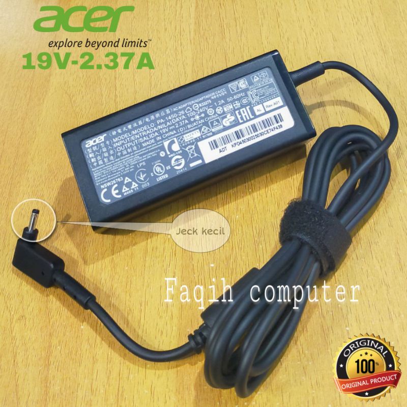 Acer Charger Adapter Original Acer Swift 3 SF314-54 19V-2.37A 45W (3 ...