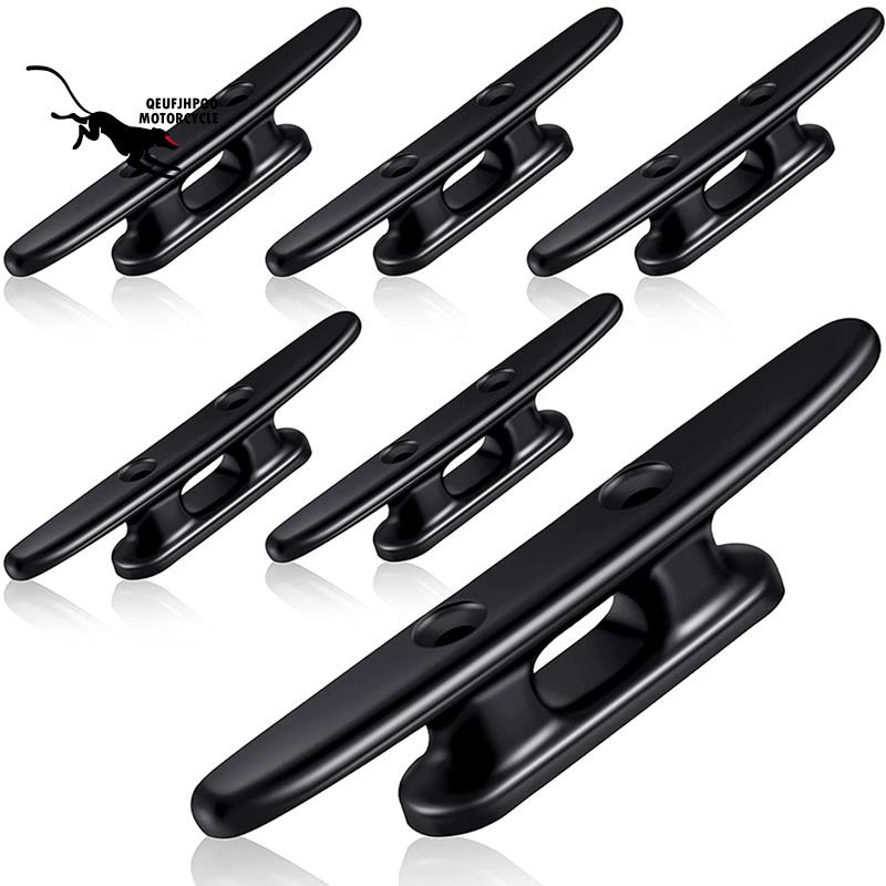 6 Pcs Black Boat Cleat Kayak Cleats Boat Dock Cleats Kayak Canoe Cleat ...