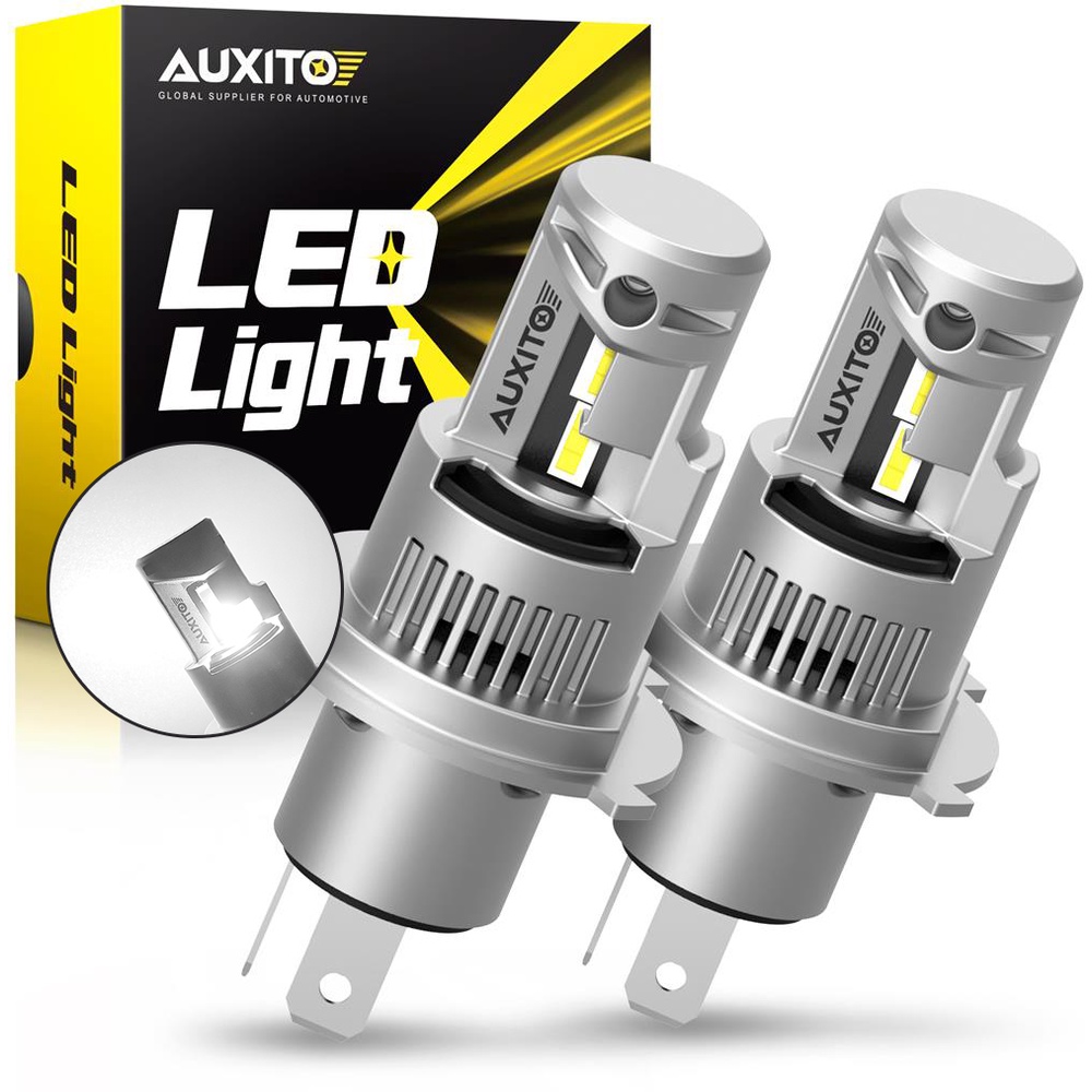 AUXITO Q16 H4 9003 HB2 Car LED Headlight 100W 20000LM 6000K Super ...
