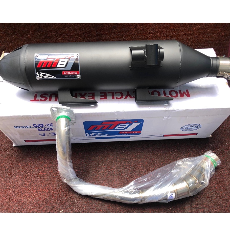 MT8 EXHAUST PIPE BLACK/CHICKEN TIP (V3) FOR CLICK V2 GAME CHANGER ...