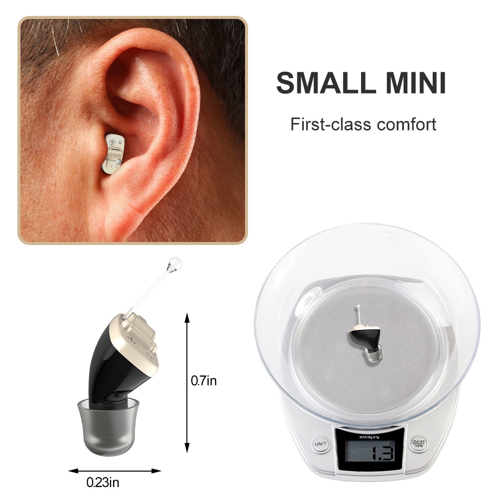 Newest Digital Invisible Hearing Aid Professional Mini Size In-Ear ...