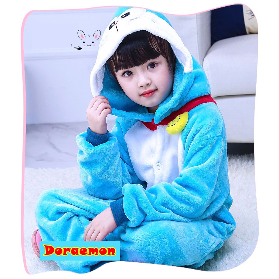 7C57 Children's Costume Mascot Fancy Pajamas Doraemon Costumes | Shopee ...
