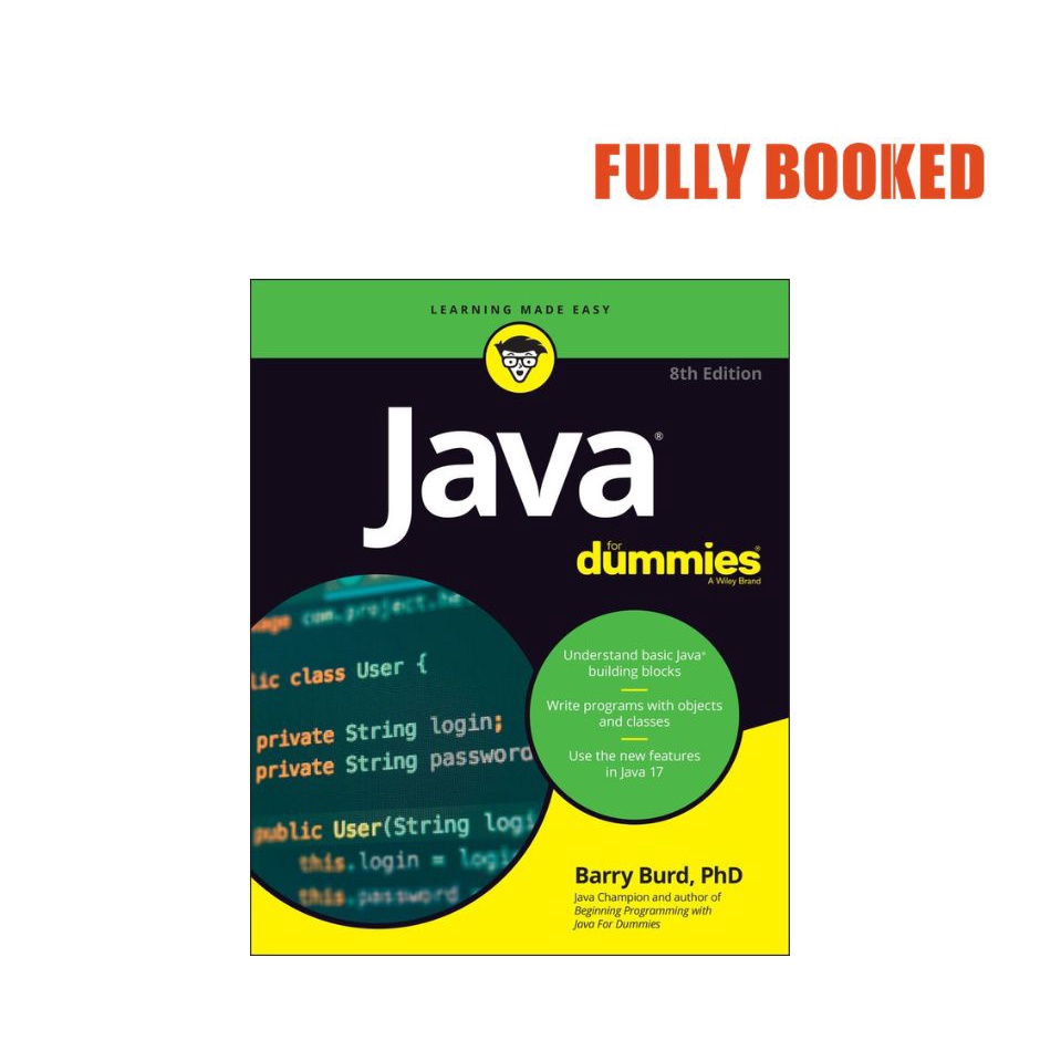 Java For Dummies, 8th Edition (Paperback) by Barry Burd | Shopee ...
