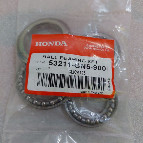 HONDA CLICK 125 BALL RACE BEARING SET 53211-GN5-900 - THAILAND | Shopee ...