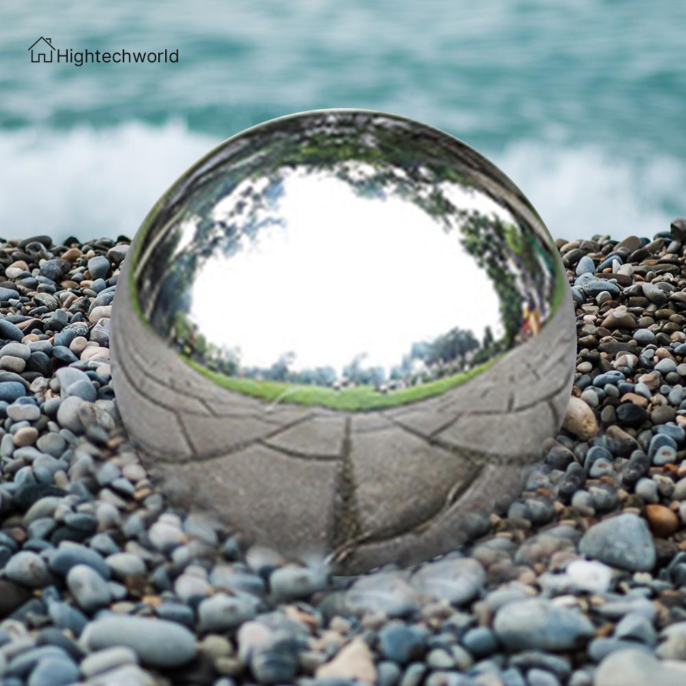 Hightechworld* Stainless Steel Hollow Ball Reflective Metal Sphere ...