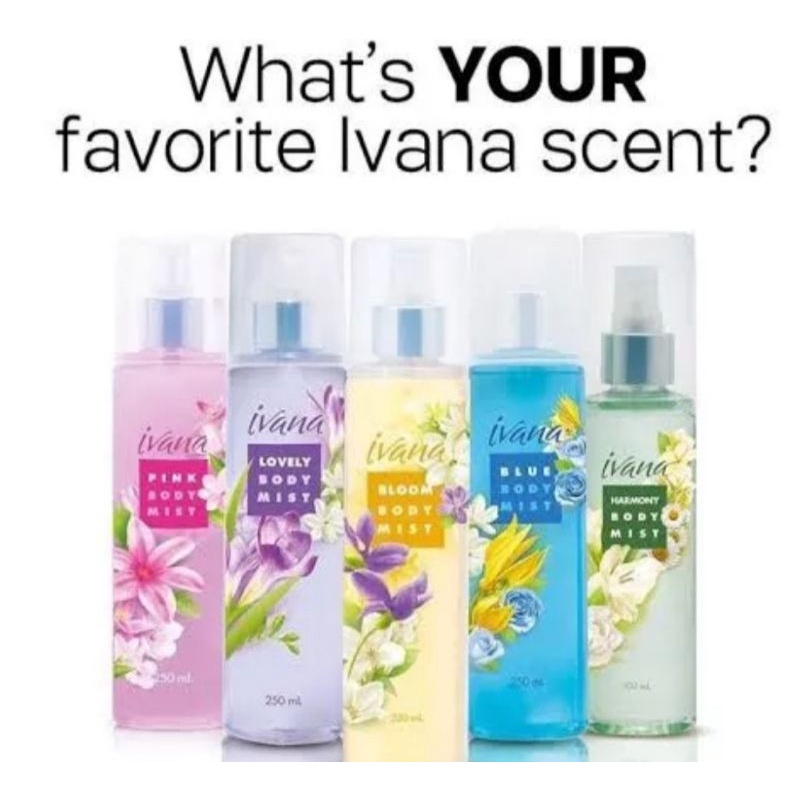 Tupperware IVANA BODY MIST 250ML | Shopee Philippines