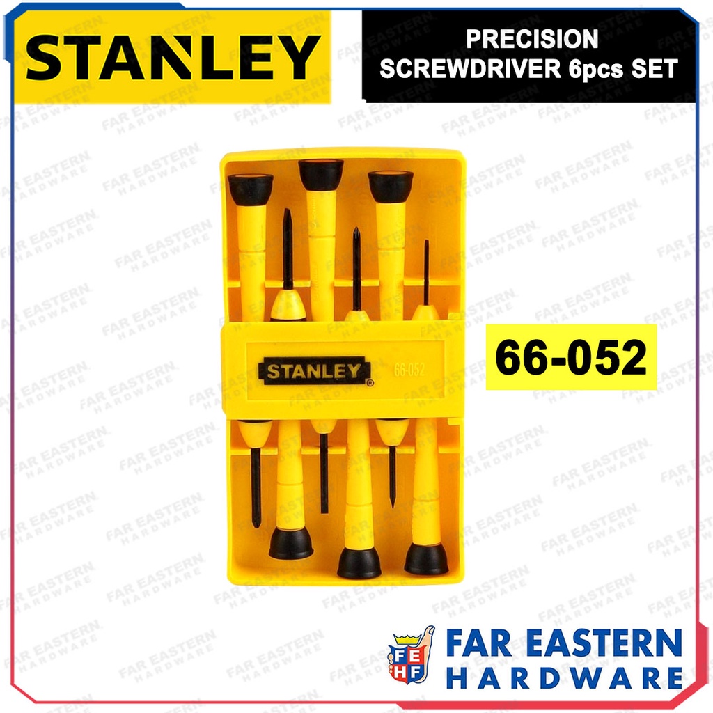 STANLEY Precision Screwdriver 6pcs Set 66-052 STHT | Shopee Philippines
