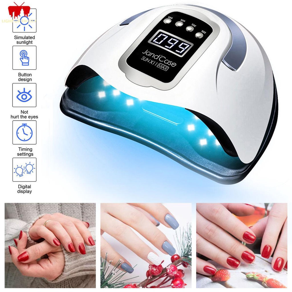 280W SUN X11 MAX UV LAMP 66 LEDs UV light nail dryer Quick dryer Auto ...