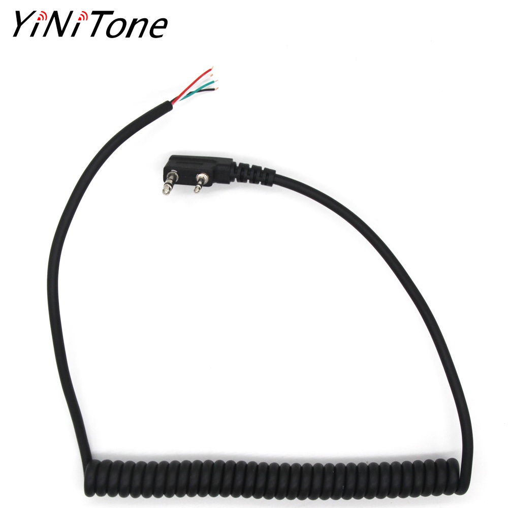 Speaker Mic Walkie Talkie Speaker Cable For Baofeng UV5R For Kenwood TK ...