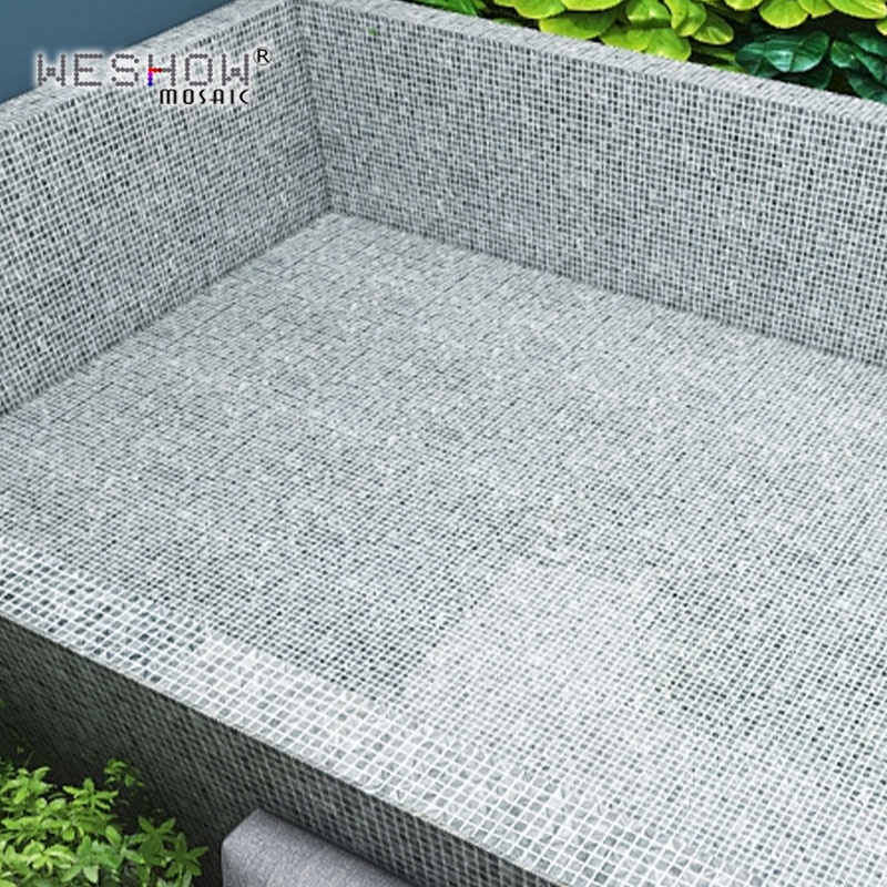 Pool mosaic tile fish pond special swimming pool homestay marble ...