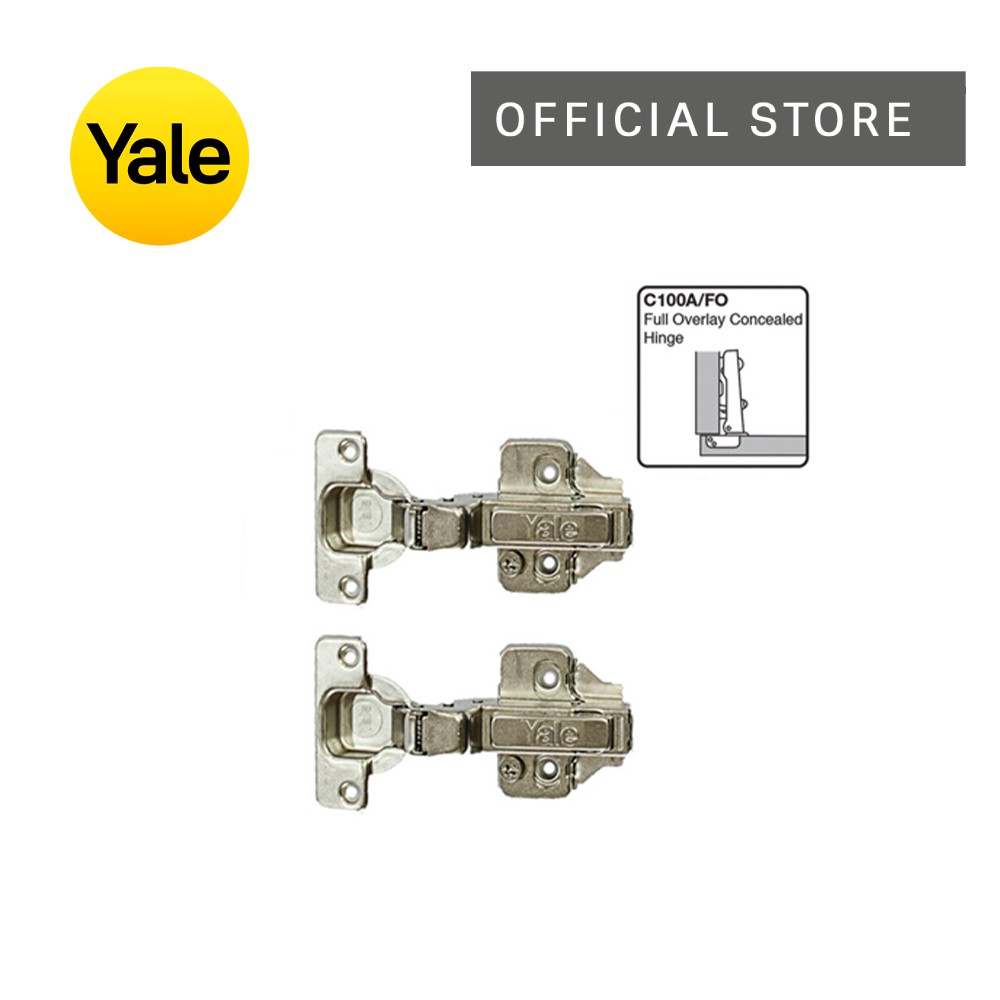 Yale C100A/FO Concealed Hinges Full (2pcs) | Shopee Philippines
