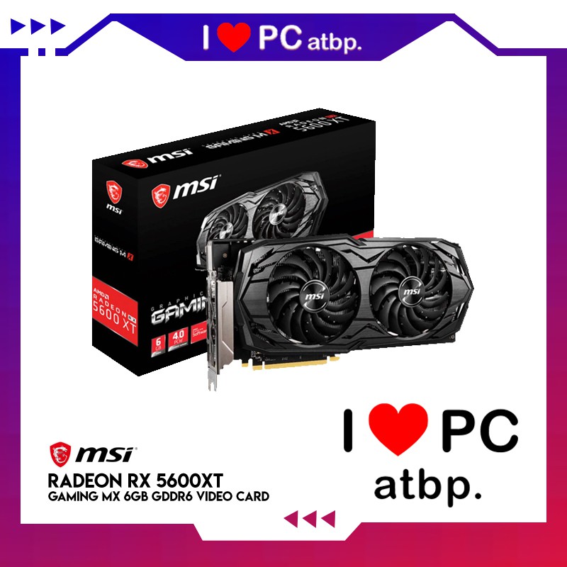 MSI Radeon RX 5600XT Gaming MX 6GB GDDR6 Video Card | Shopee Philippines