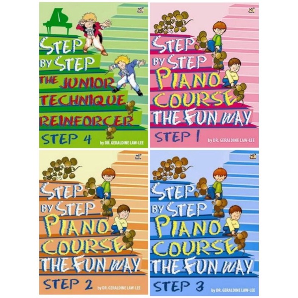 Step By Step piano Book Level 1,2,3,4 | Shopee Philippines