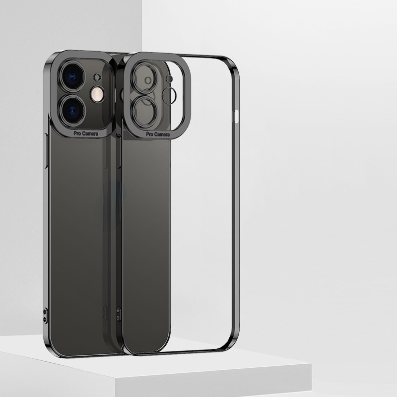 Electroplated Edge Phone Case For iPhone 13 12 11 Pro 13 ProMax 12 Pro ...