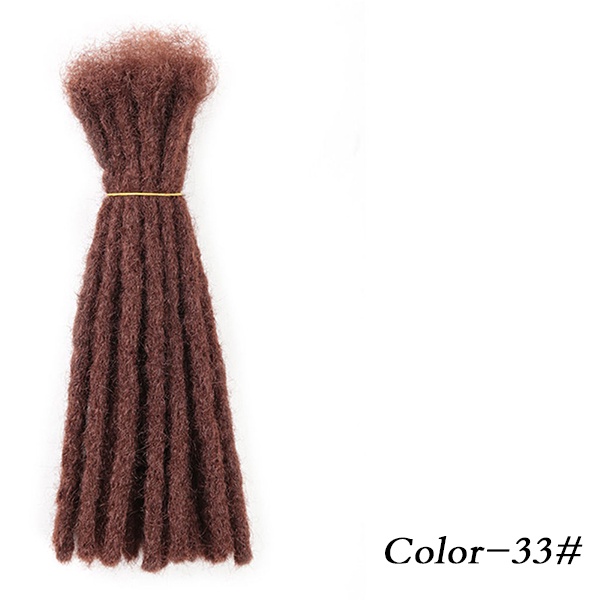 20cm Length Dreadlocks Hair Extensions Natural False Hair Locs Crochet ...