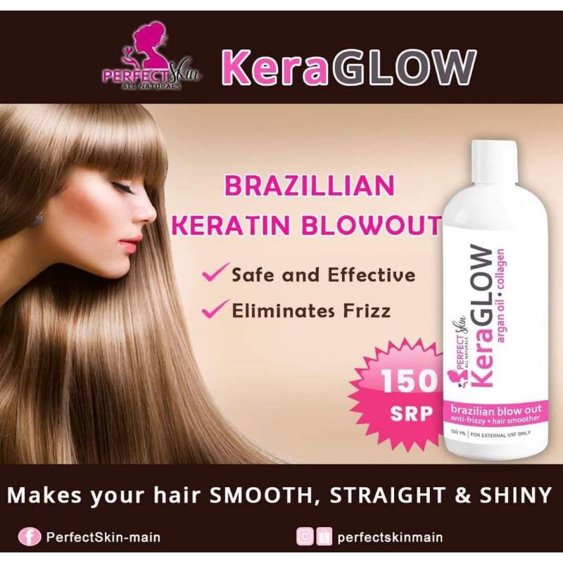 KeraGlow Brazilian KERATIN BLOWOUT by Perfect Skin | Shopee Philippines