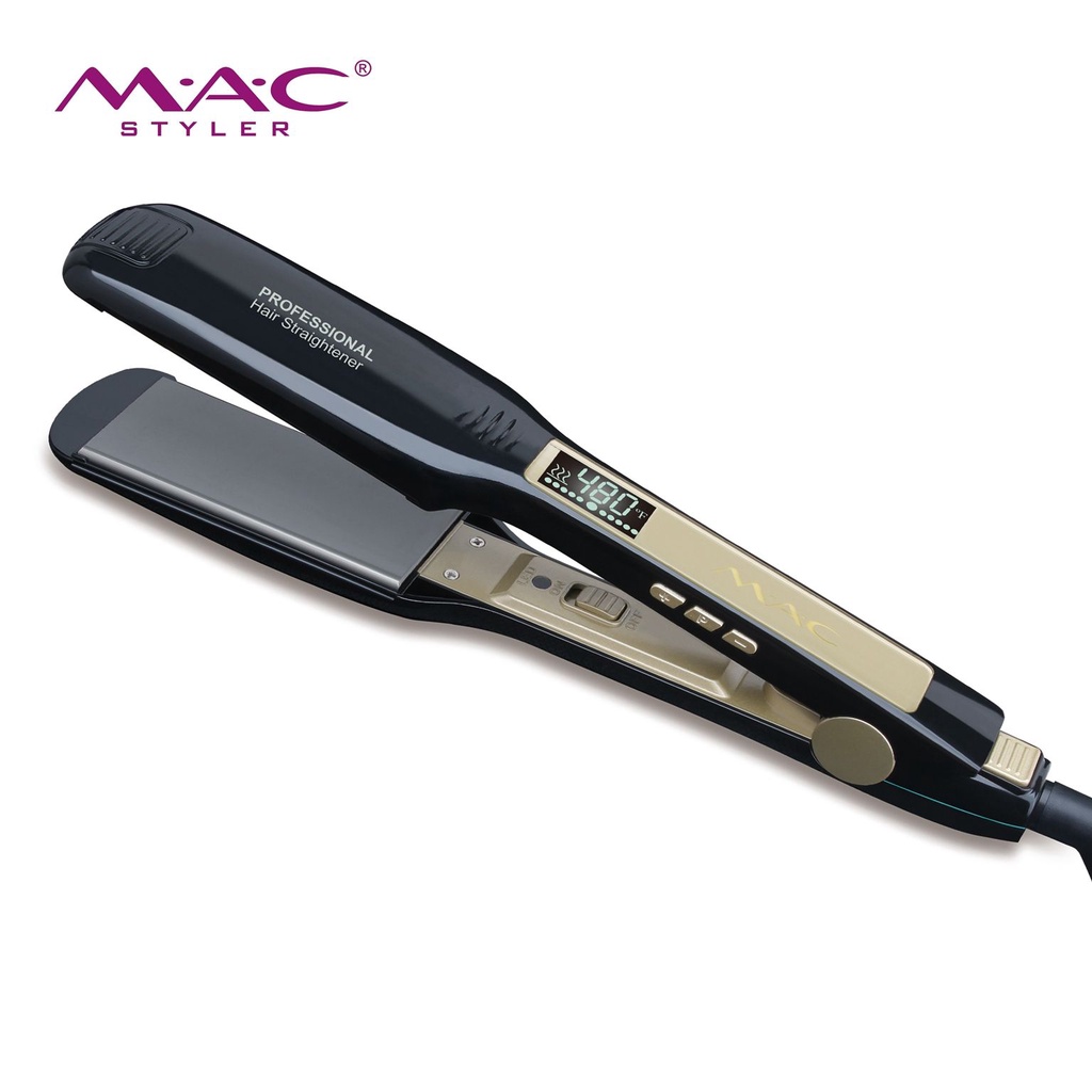 Mac Styler Hair Straightener 5517 Salon-Pro Nano Titanium Wide Plate ...