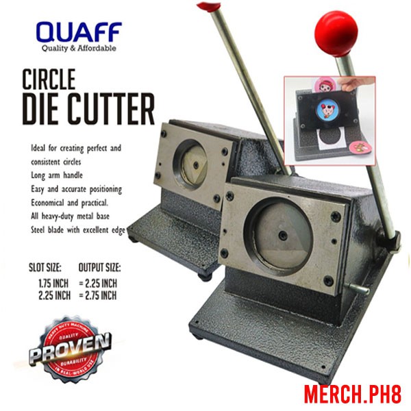 CIRCULAR DIE CUTTER (ROUND) 70mm/2,75inch cutting size | Shopee Philippines