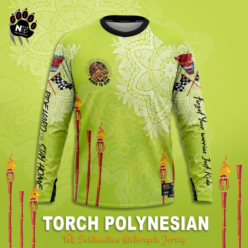 TORCH POLYNESIAN FULL SUBLIMATION MOTORCYCLE JERSEY | Shopee Philippines