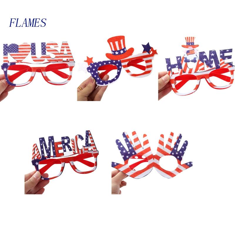FL American Flag Glasses 4th Of July Glasses Adult Party Patriotic ...