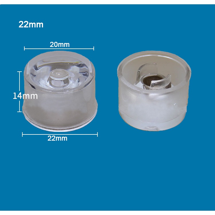 10pcs LED Lens with 14.5mm - 24.5mm Holder For 1W 3W 5W LED Diode Bead ...