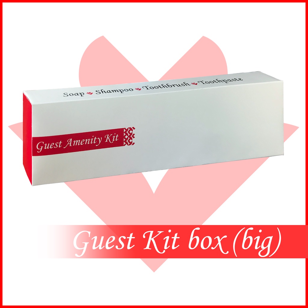 Hotel Guest Amenity Kit Box Only (10 pcs) big | Shopee Philippines