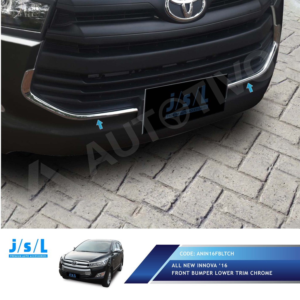 All New Innova List Lower Front Bumper/Front Lower Bumper Trim Chrome ...