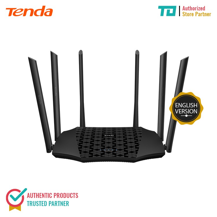 Tenda AC21 AC2100 Dual-Band Gigabit Wireless Router - English Version ...