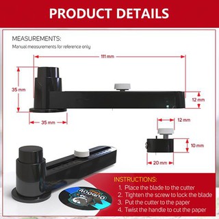 Plastic Circle Cutter For Button Pin Making Cutting Size Adjustable 1.5 ...