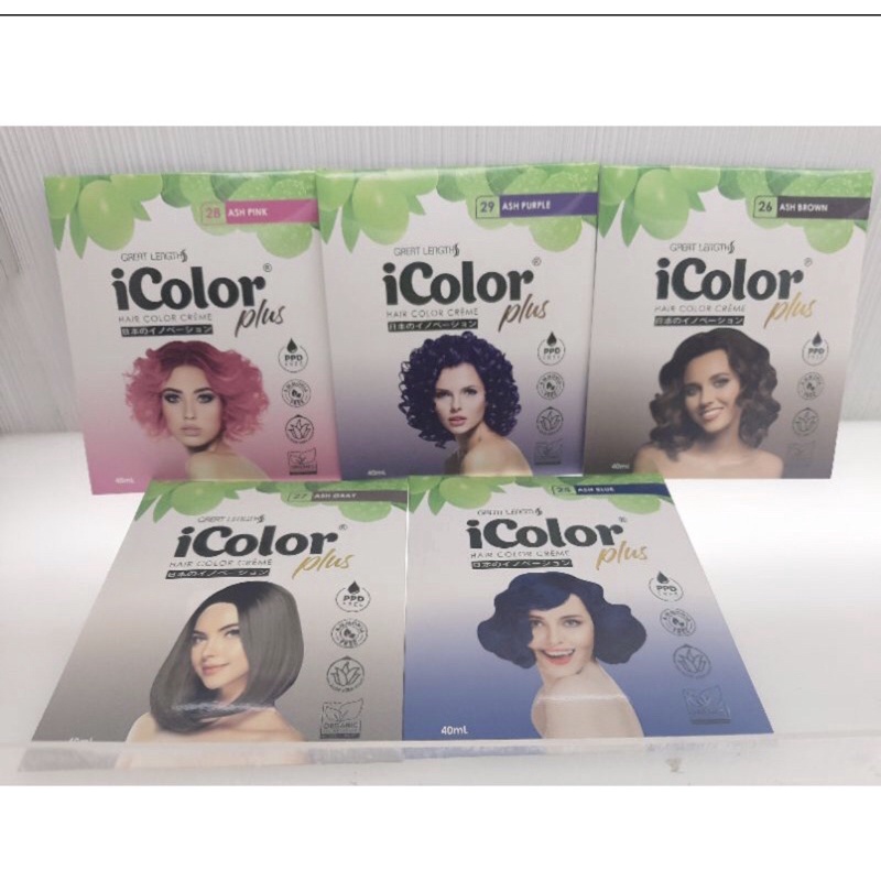Icolor Plus Shampoo Hair Color 40ml | Shopee Philippines