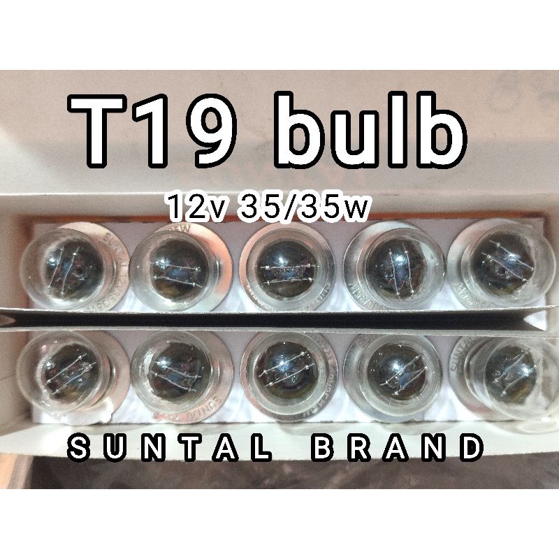 SUNTAL Headlight Bulb XRM / MIO / WAVE T19 bulb 1 LEG 12V 35/35W ...