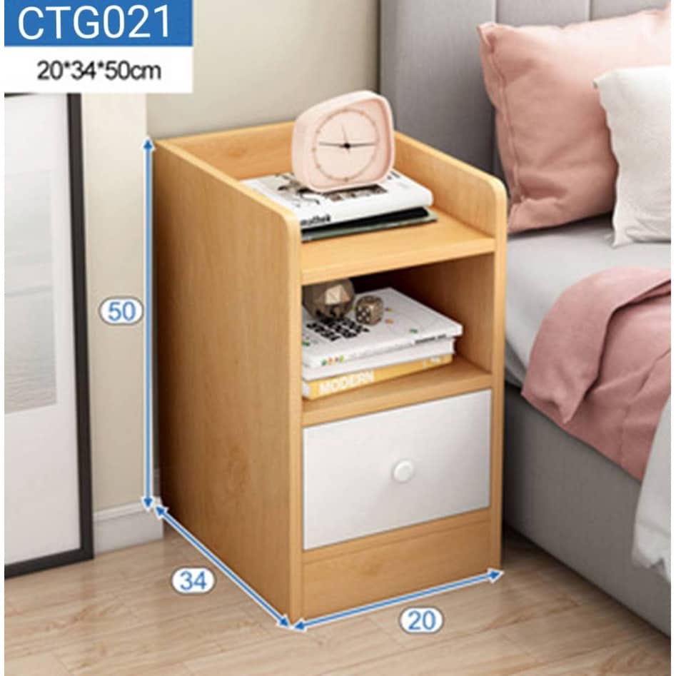 Bedside Cabinet Table Mini Modern Simple Storage Bedroom Bedside Desk ...