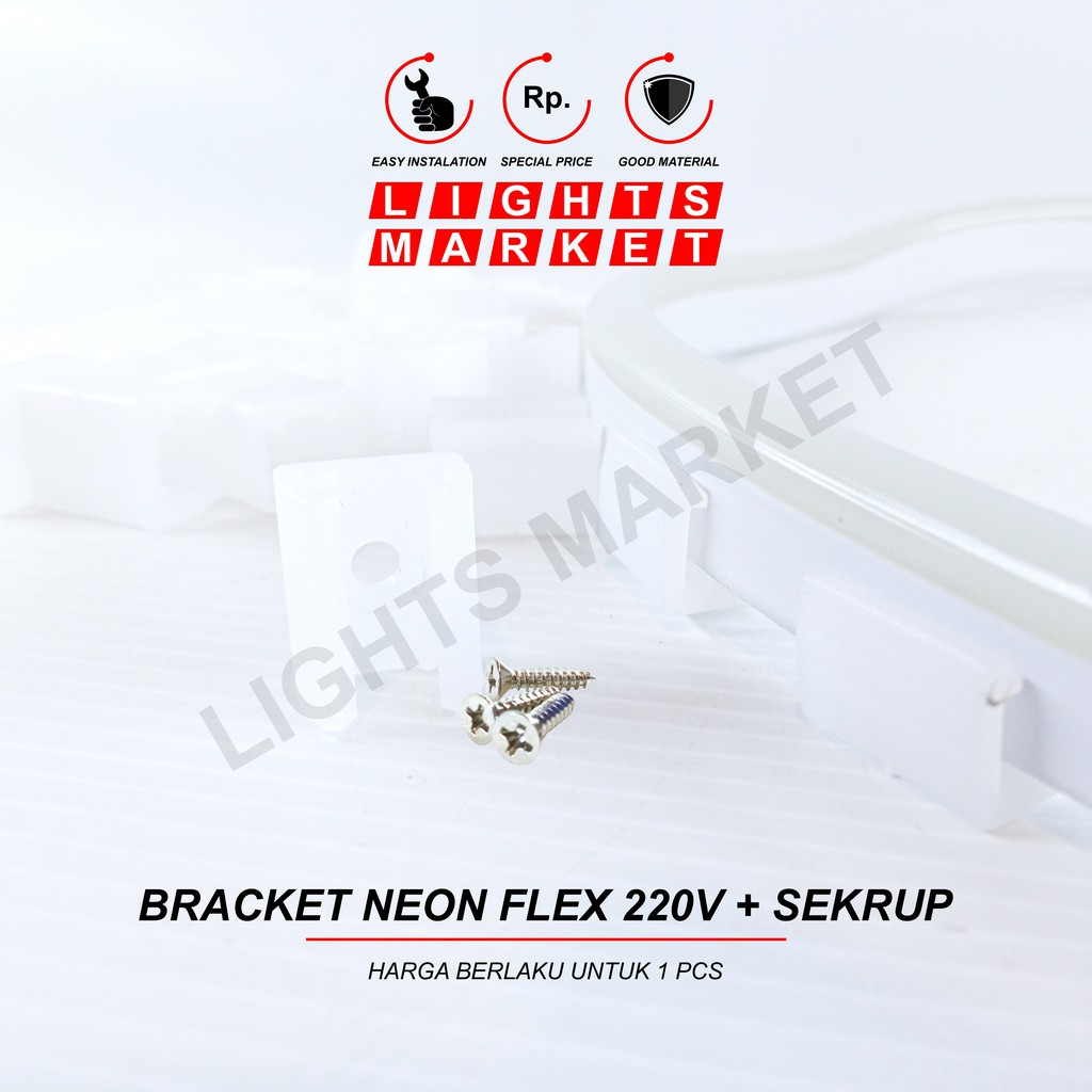 Flexible Hose Neon Flex Light Coaster Bracket Clamp | Shopee Philippines
