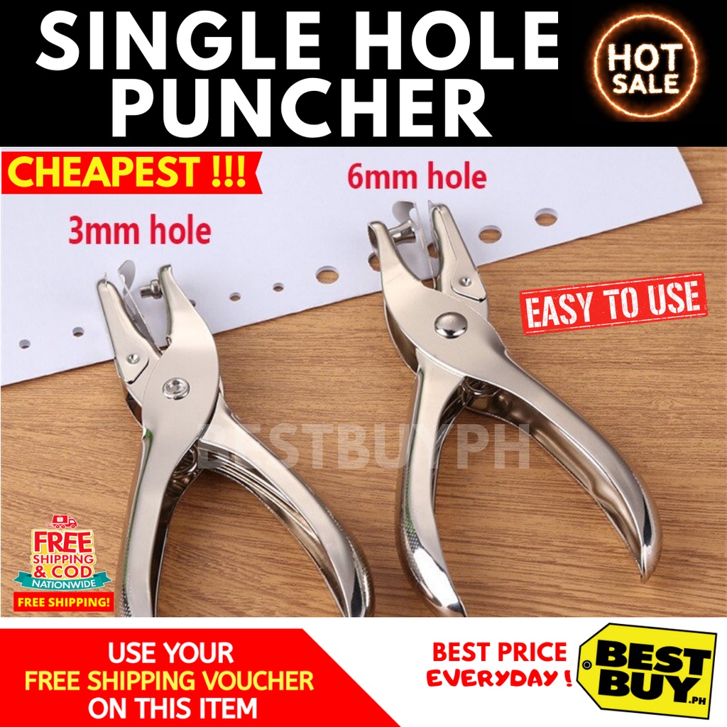 One Hole Puncher Ticket Puncher - CHEAPEST | Shopee Philippines