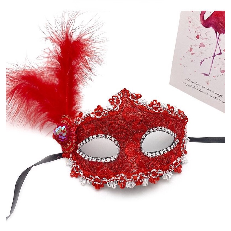Snow and Ice Princess Mask Christmas Half Face Party Masquerade Dance ...