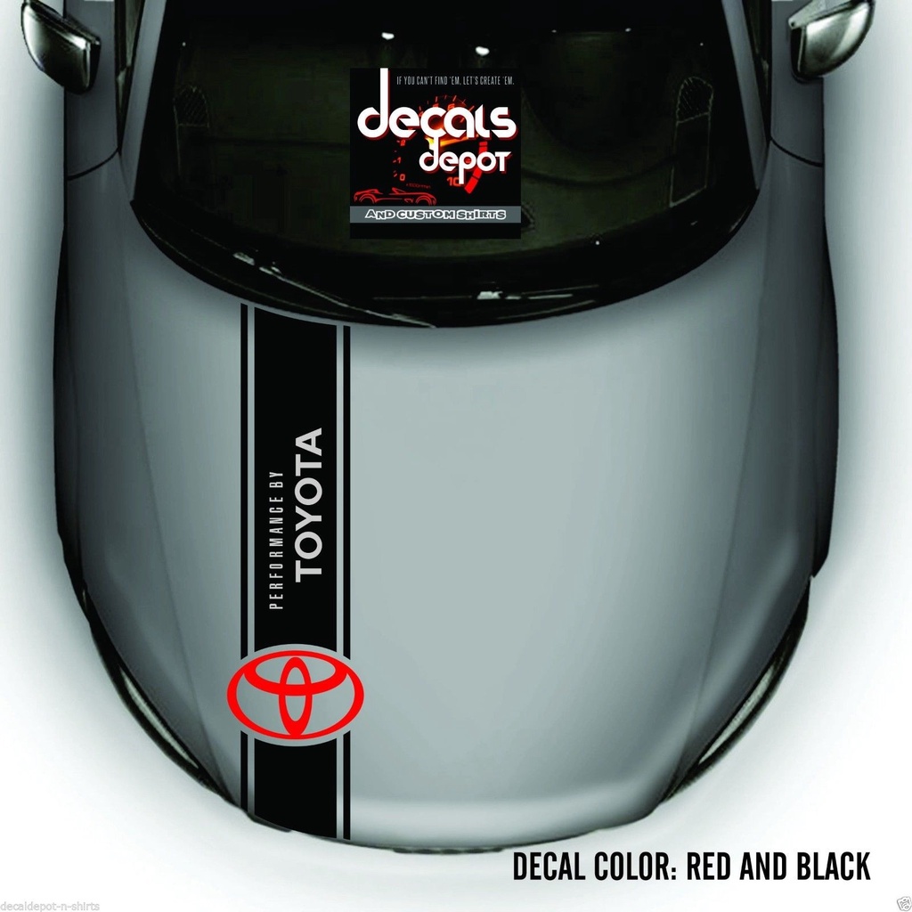 Hood Decal for TOYOTA Camry Corolla Matrix Tundra Rav4 Runner Tacoma ...