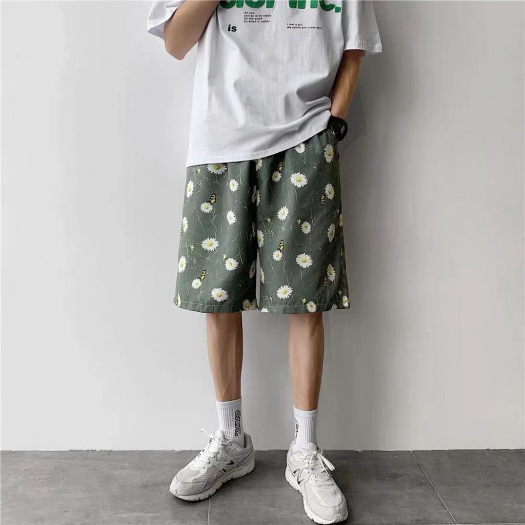 G-dragon Daisy Print Shorts Unisex | Shopee Philippines
