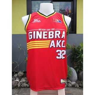 GINEBRA AKO #32RED HIGH QUALITY - FULL SUBLIMATION PBA INSPIRED ...