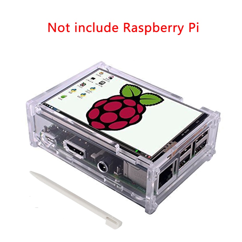 3.5" LCD TFT Touch Screen Display with Stylus for Raspberry Pi 2 Pi 3 ...